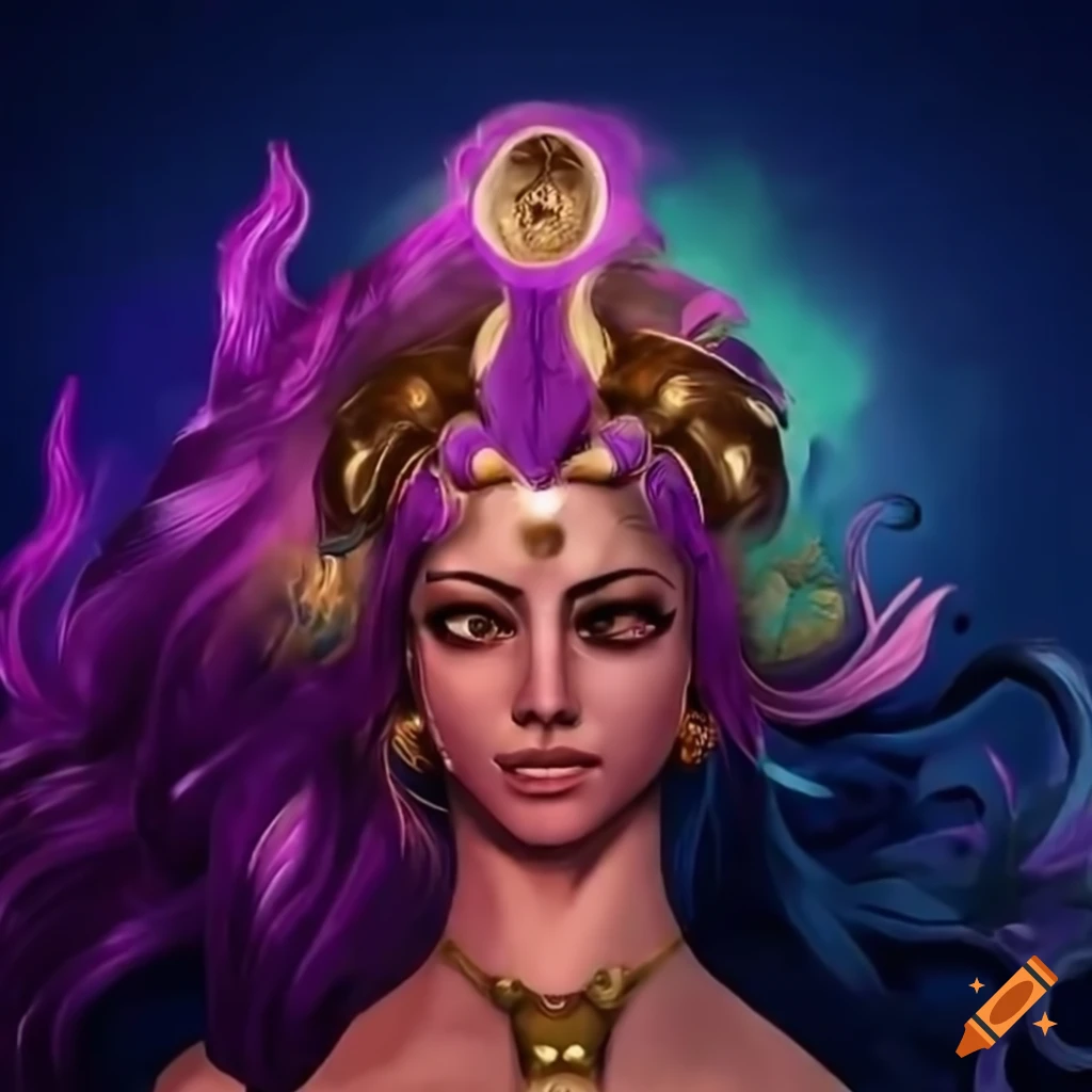 Artistic fusion of Iris and Athena with a llama from Fortnite on Craiyon