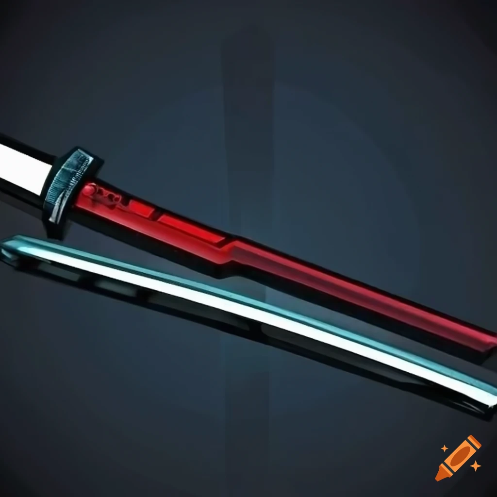 Technological katana with futuristic design on Craiyon