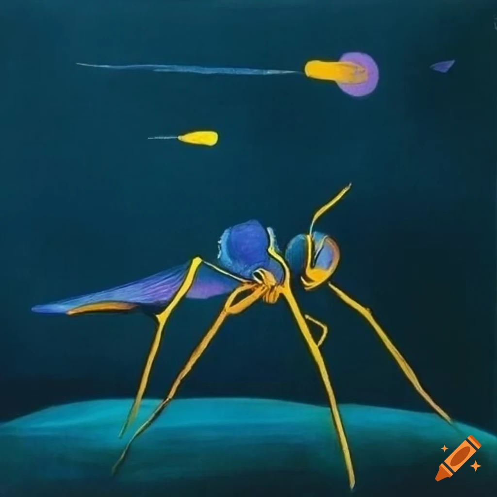 Victor brauner and yves tanguy unicorn fireflies termite queen painting ...