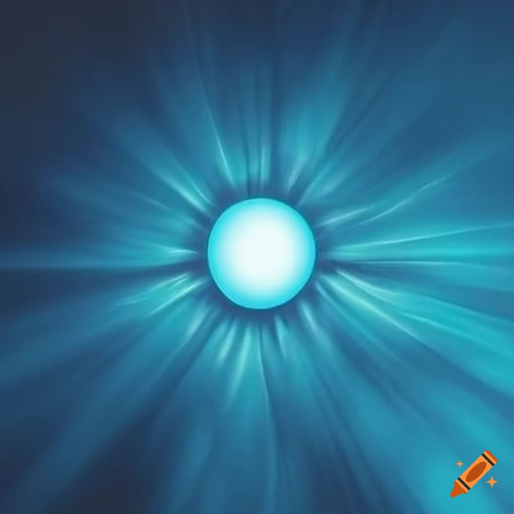 Blue sunset scene on Craiyon