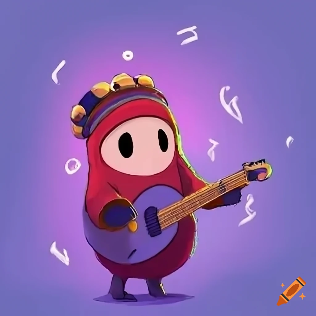 Fall Out Boys band as Fall Guys characters with musical instruments on ...