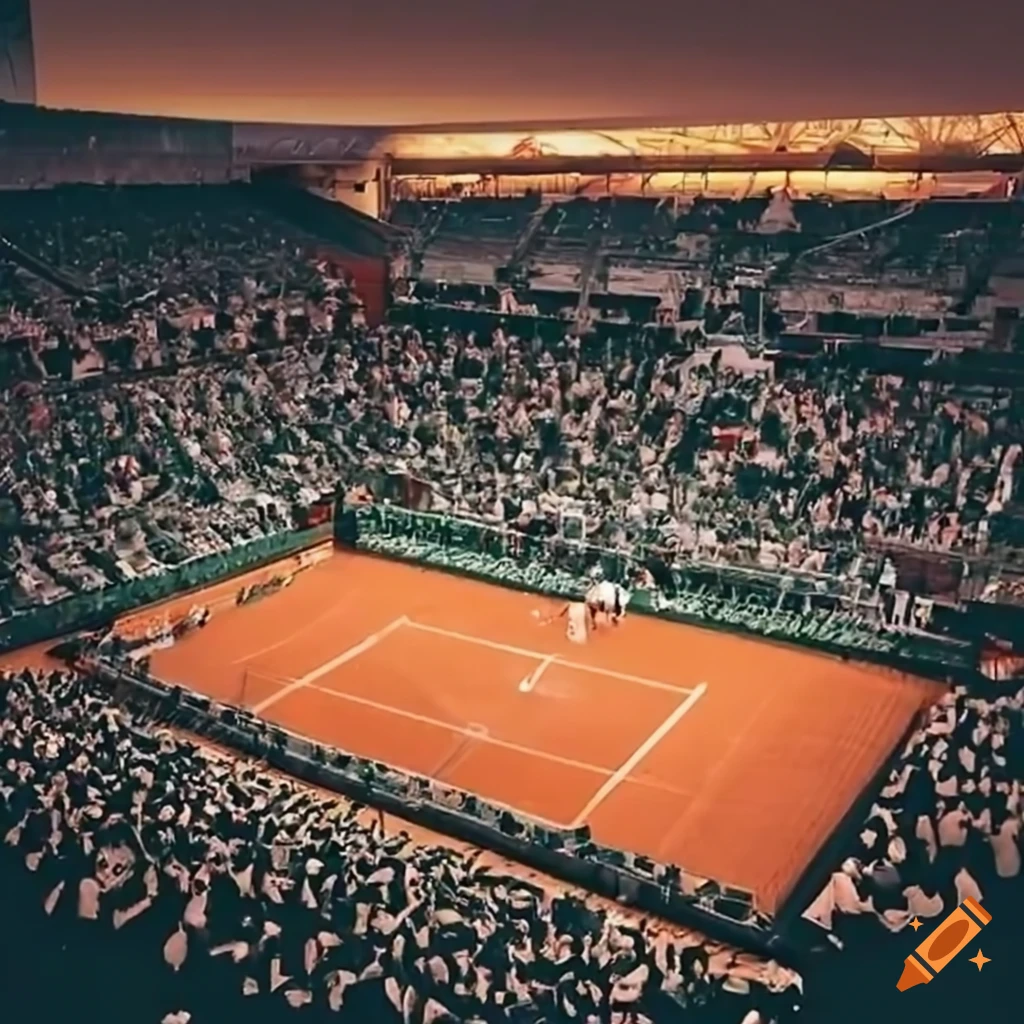 Roland garros tennis court on Craiyon