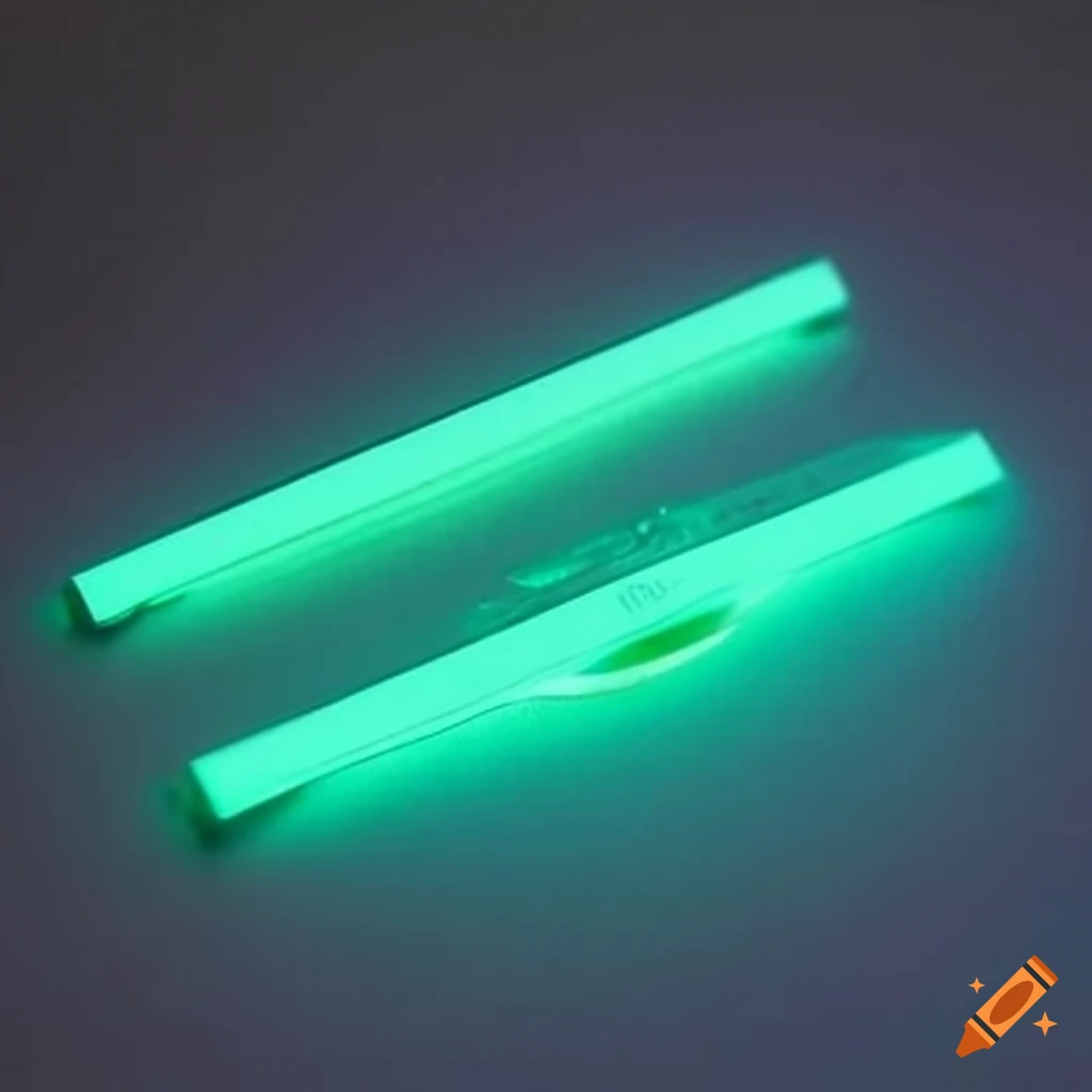 Luminous fluorescent ruler on Craiyon