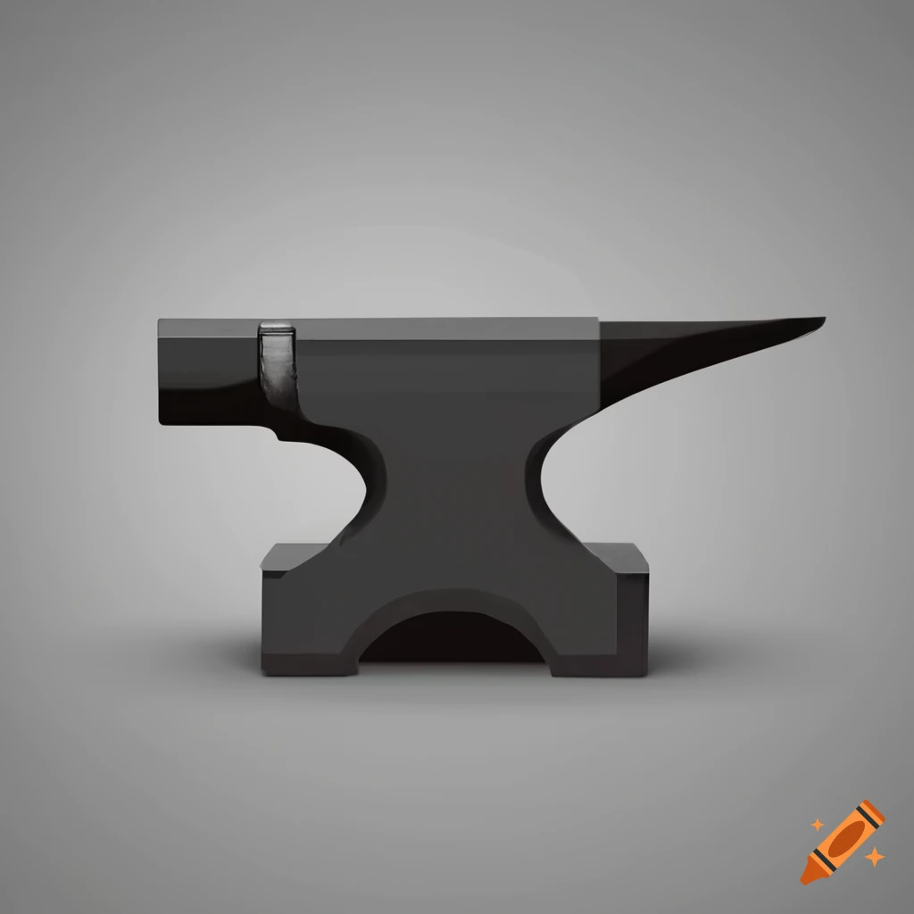 Blacksmith anvil with minimalistic design on Craiyon