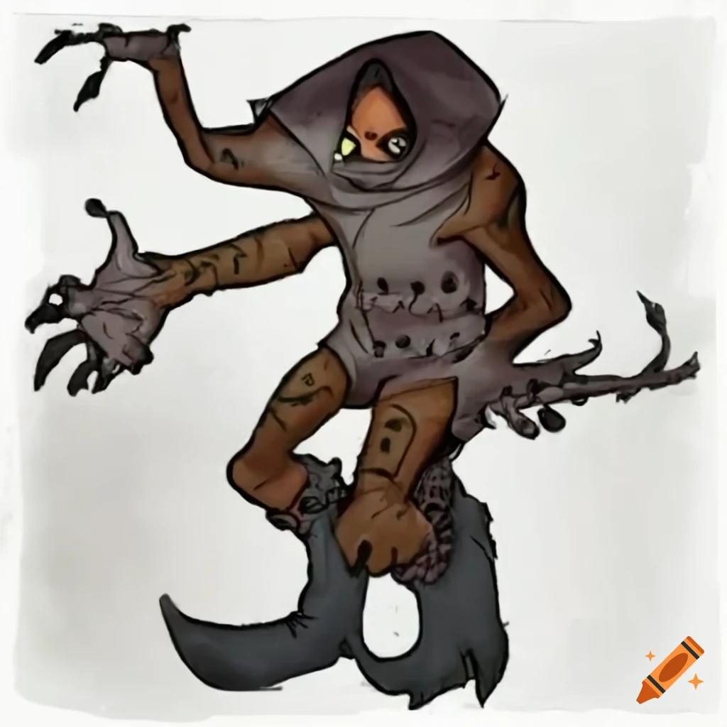 Abstract splatter art with a character in high resolution on Craiyon