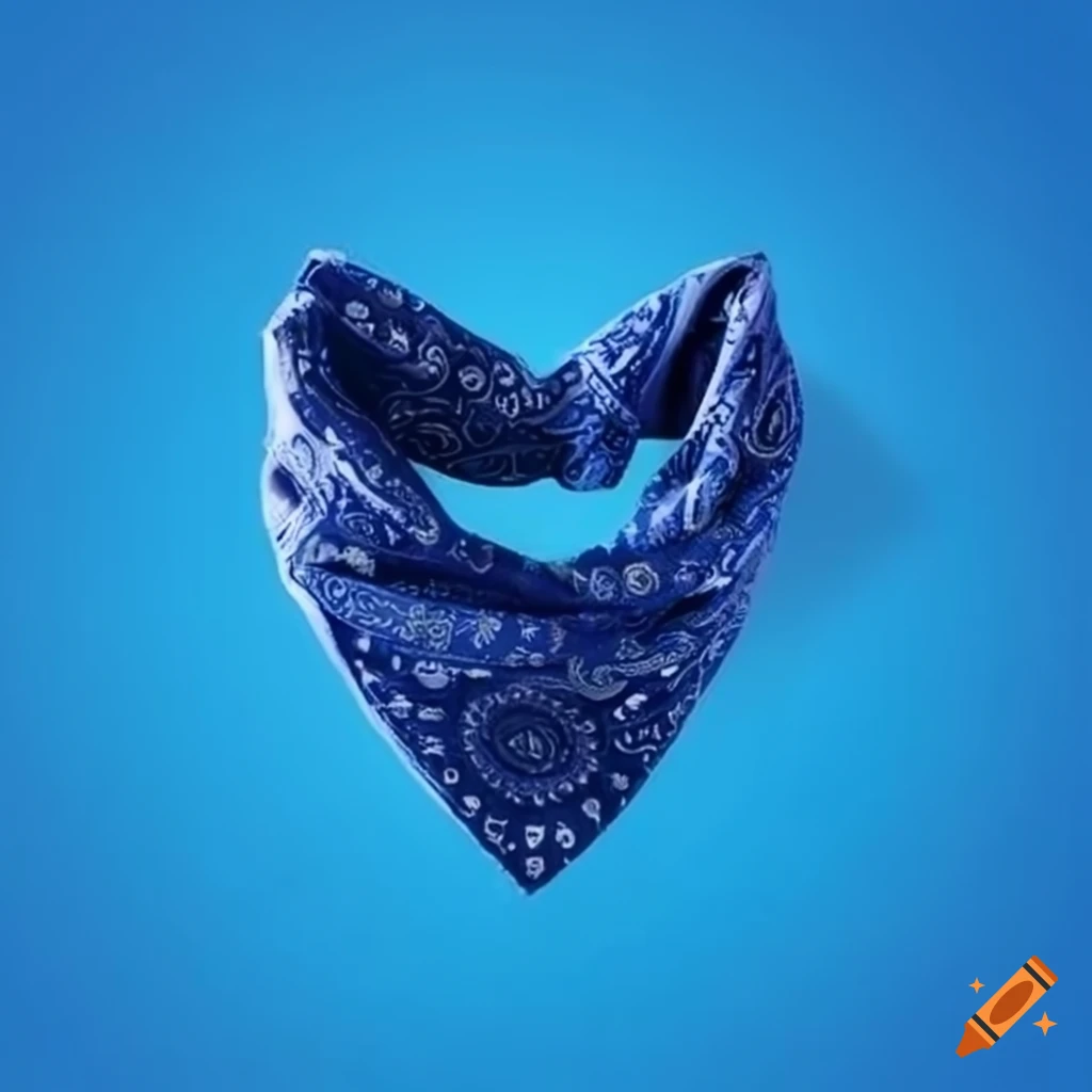 Blue bandana on Craiyon