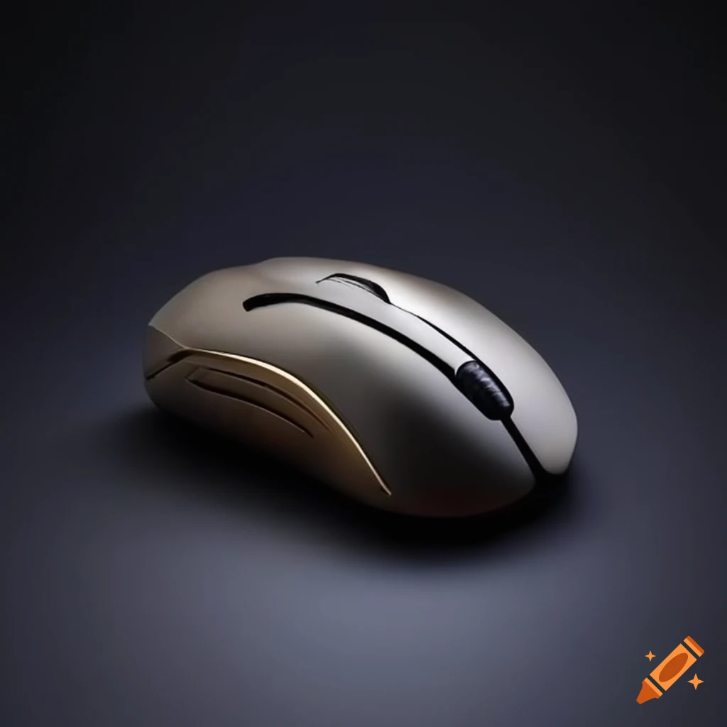 Computer mouse crafted from meteorite with widmanstetten structure on ...