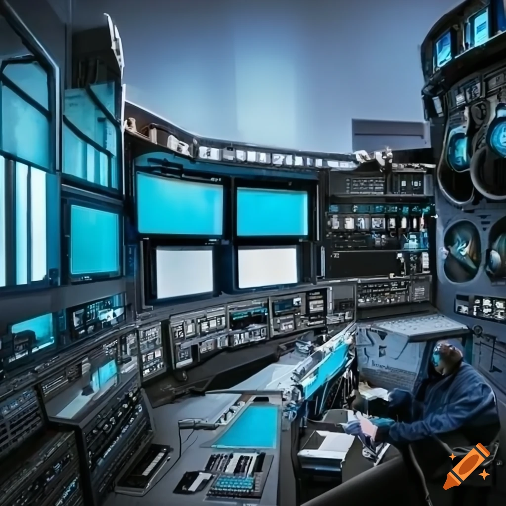 Innovative control room (soc) on Craiyon