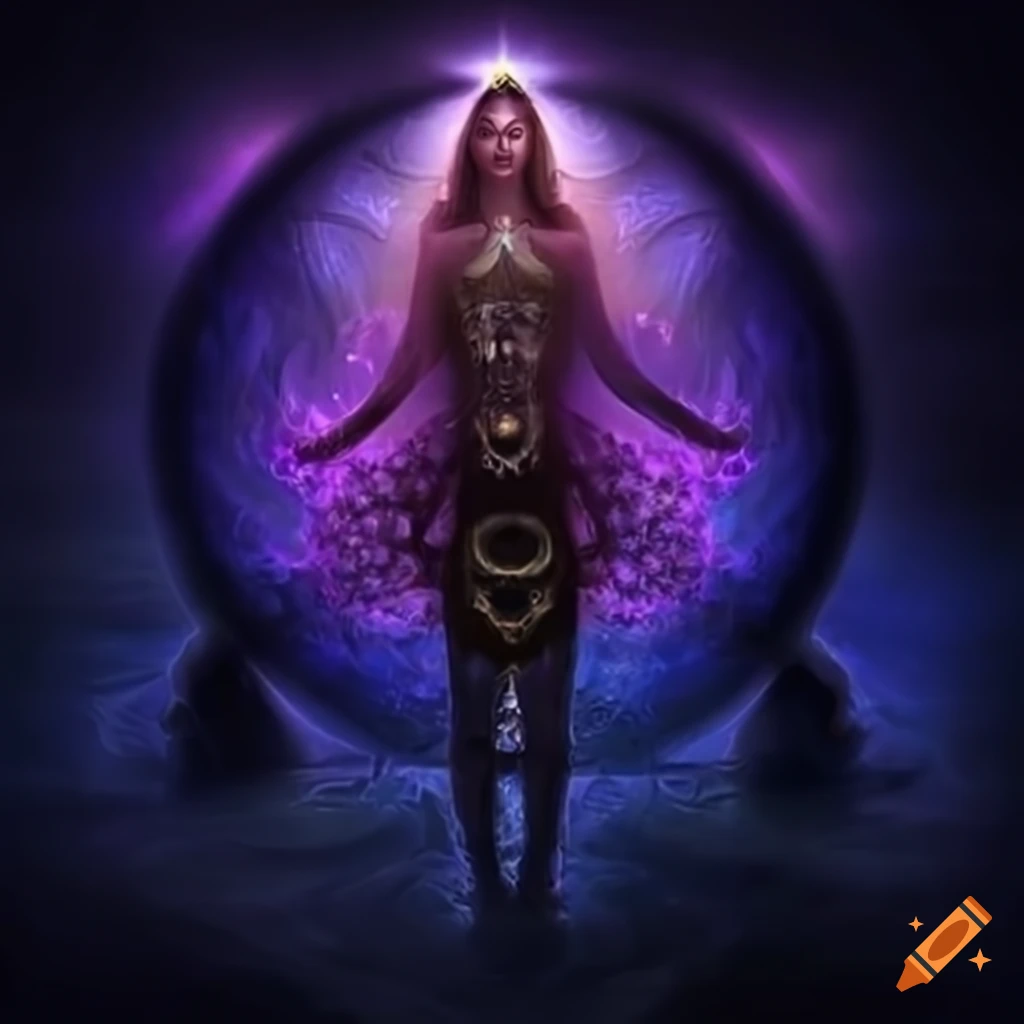 The Soul Star Chakra in a fantasy style on Craiyon