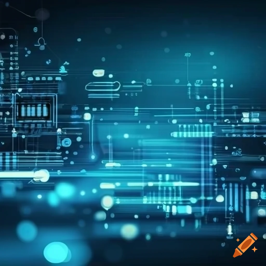 LinkedIn background with data science and machine learning theme on Craiyon