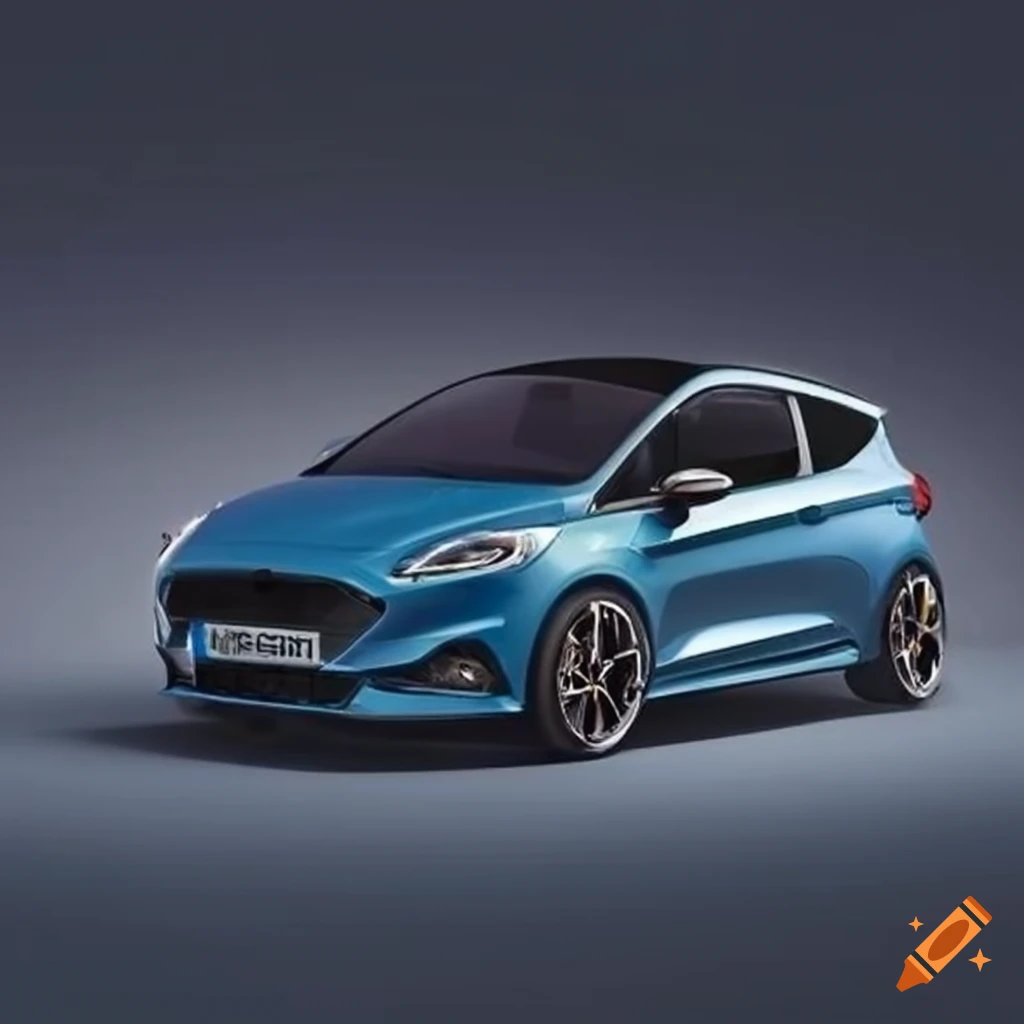 Redesigned ford fiesta st with a touch of ferrari design in perspective ...