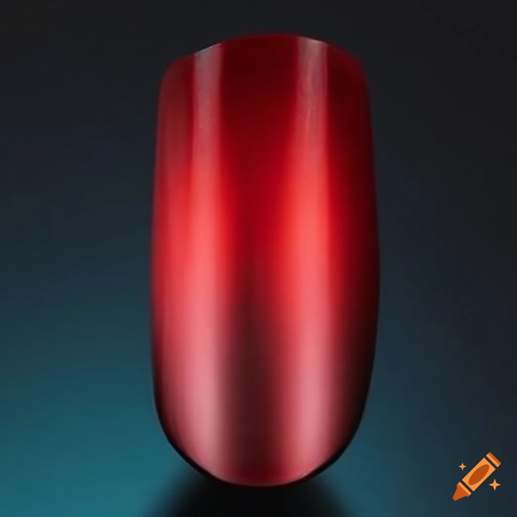Fire red ombre nails on Craiyon