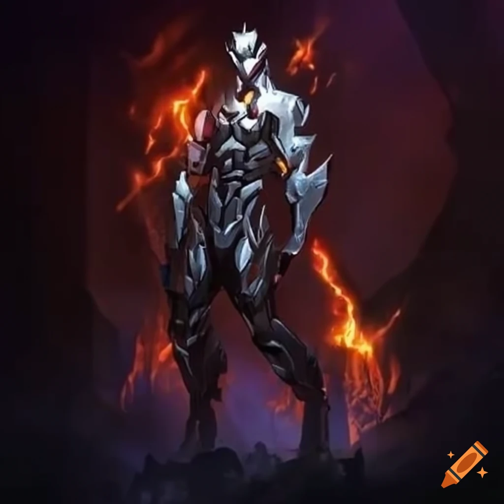 Intriguing anti-hero design with xenon elemental power source on Craiyon