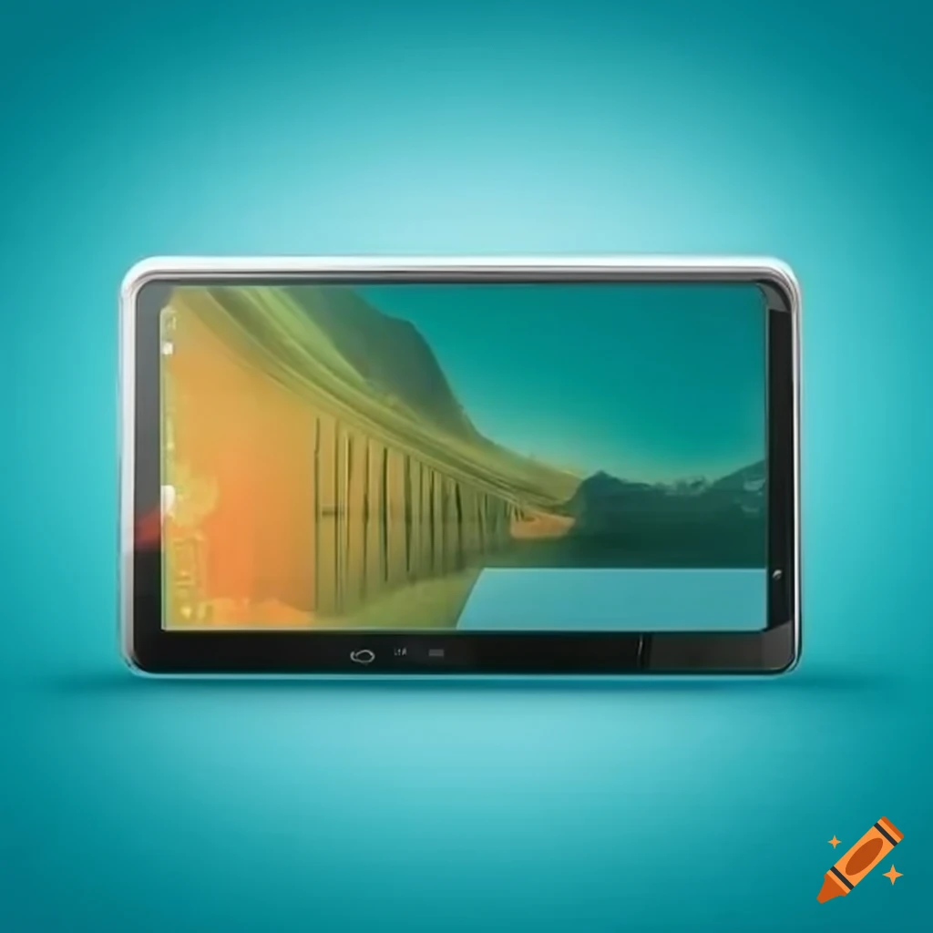 Small rectangular device with big screen on Craiyon