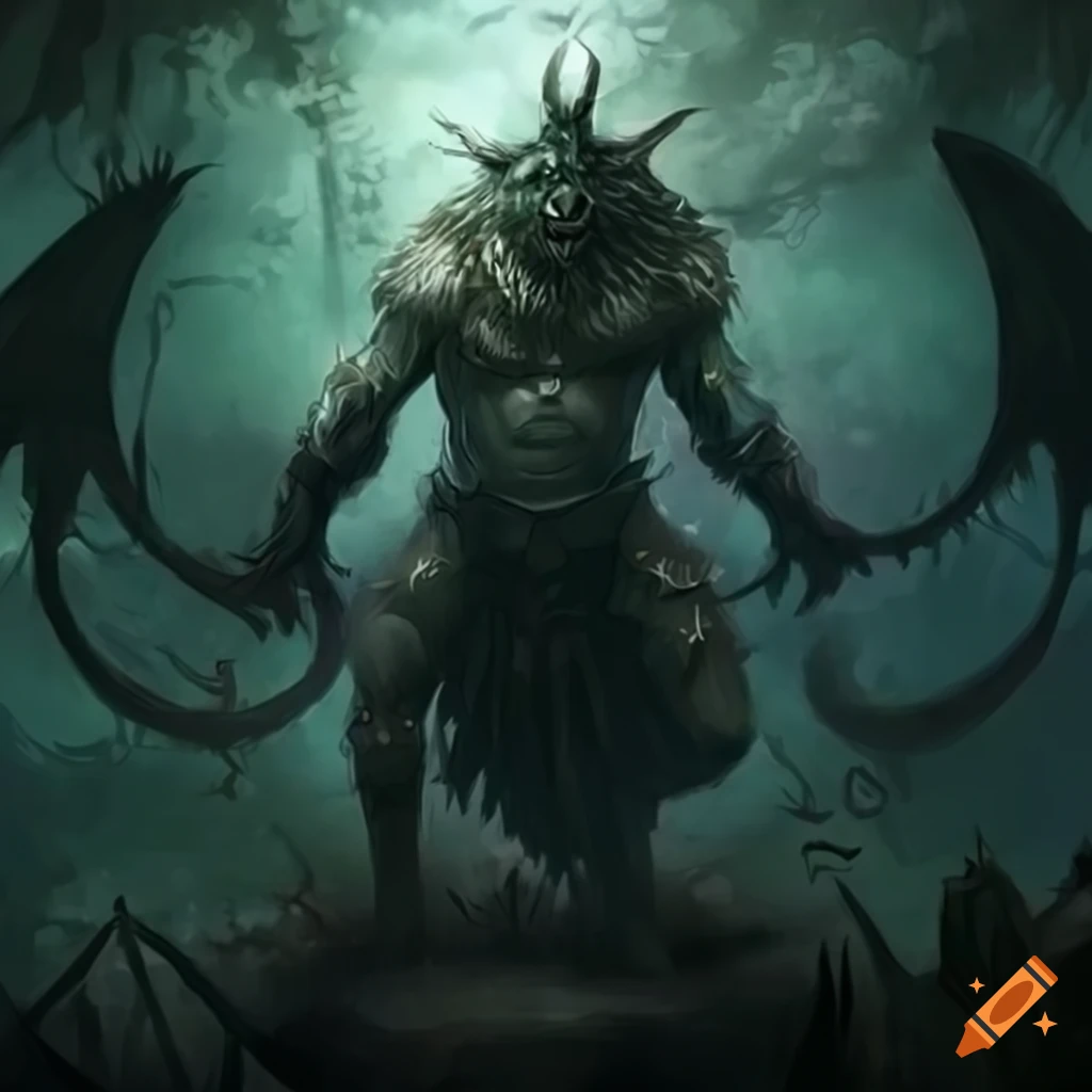 Epic magical creature growing in a fantasy art style on Craiyon