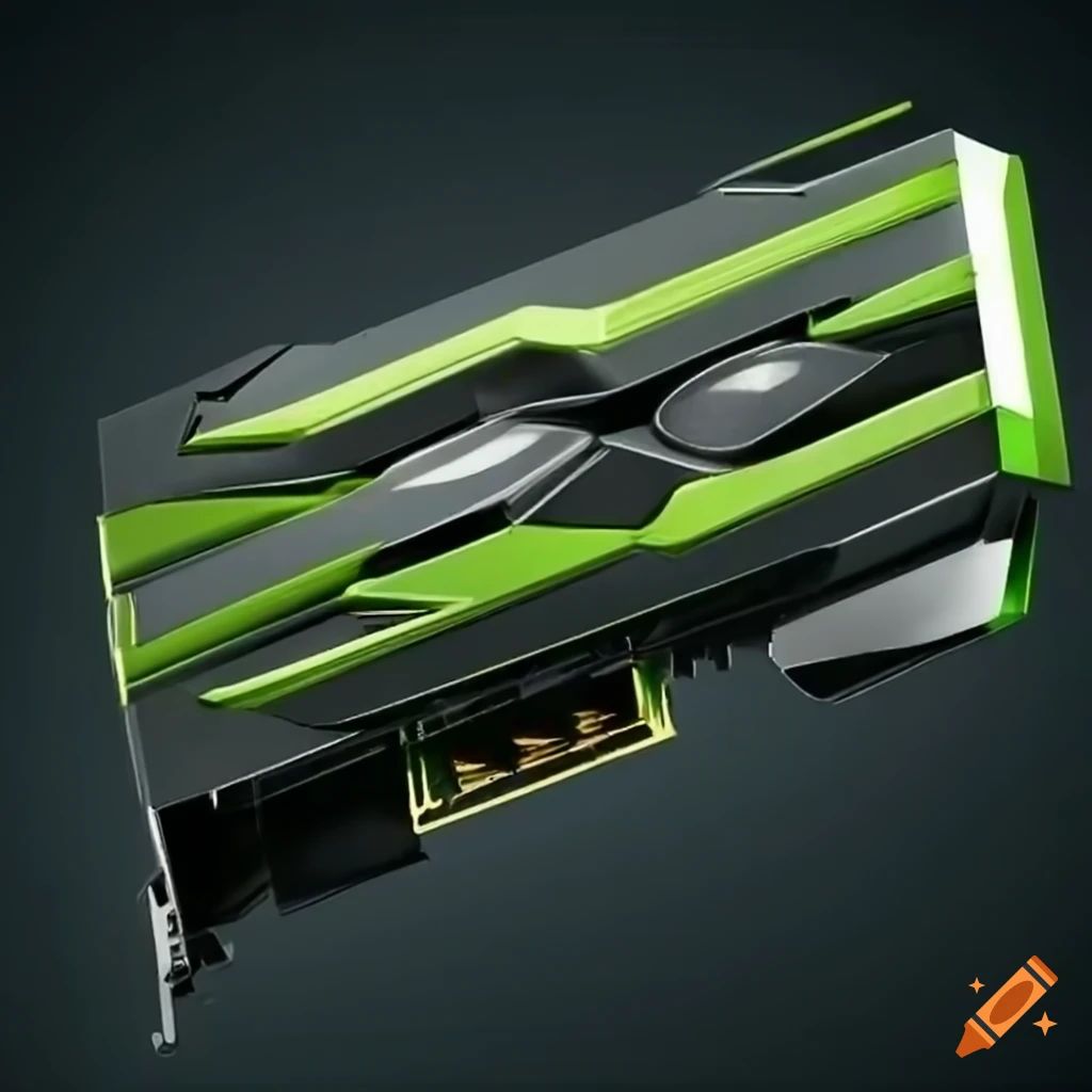 Upcoming nvidia graphics card concept with 3 fans on Craiyon