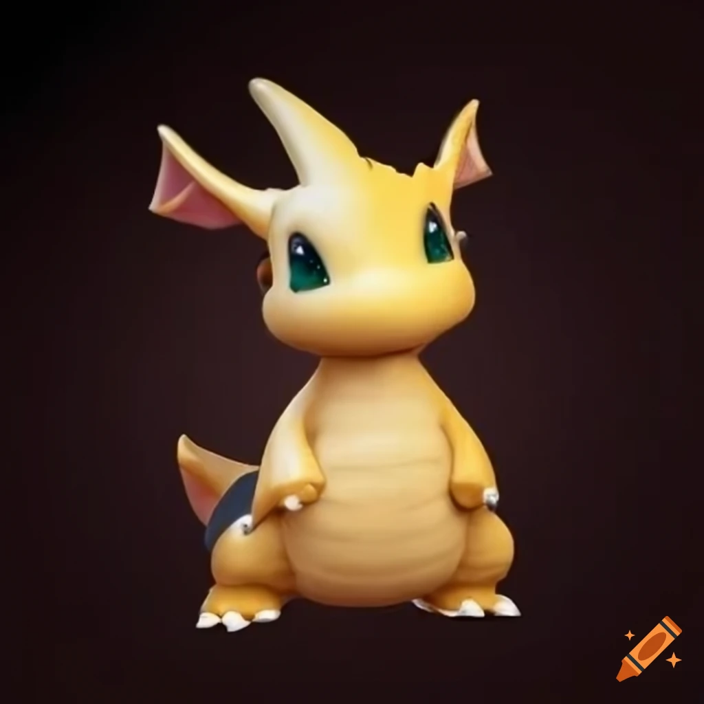 Dragonite on Craiyon