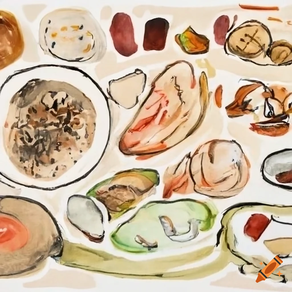 Food from the shang dynasty on Craiyon