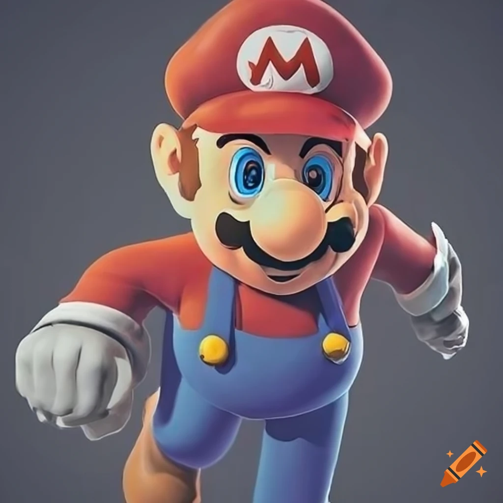 Mario character on Craiyon