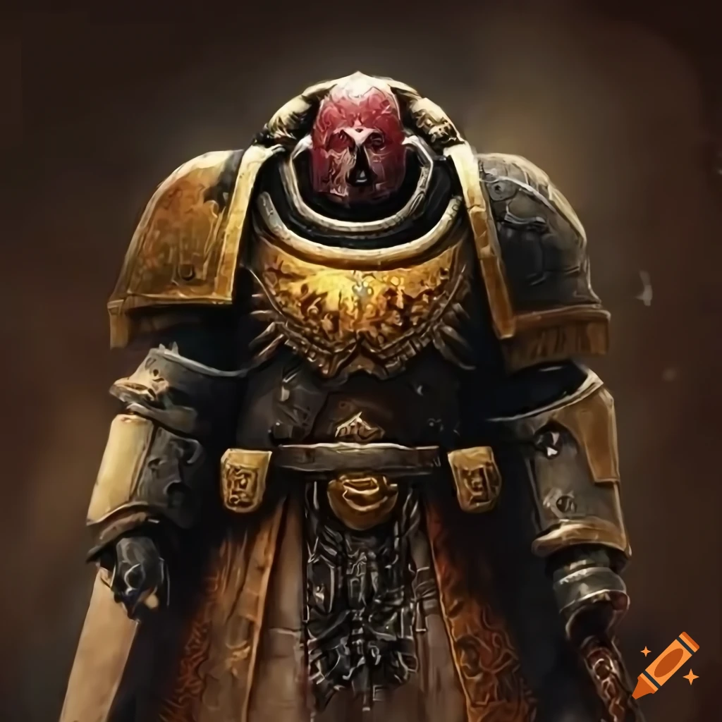 Warhammer 40k space marine elden ring erdtree on Craiyon