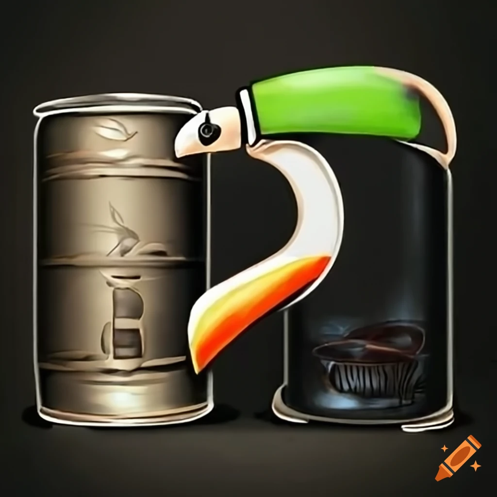 Two cans toucan resembling number two on Craiyon