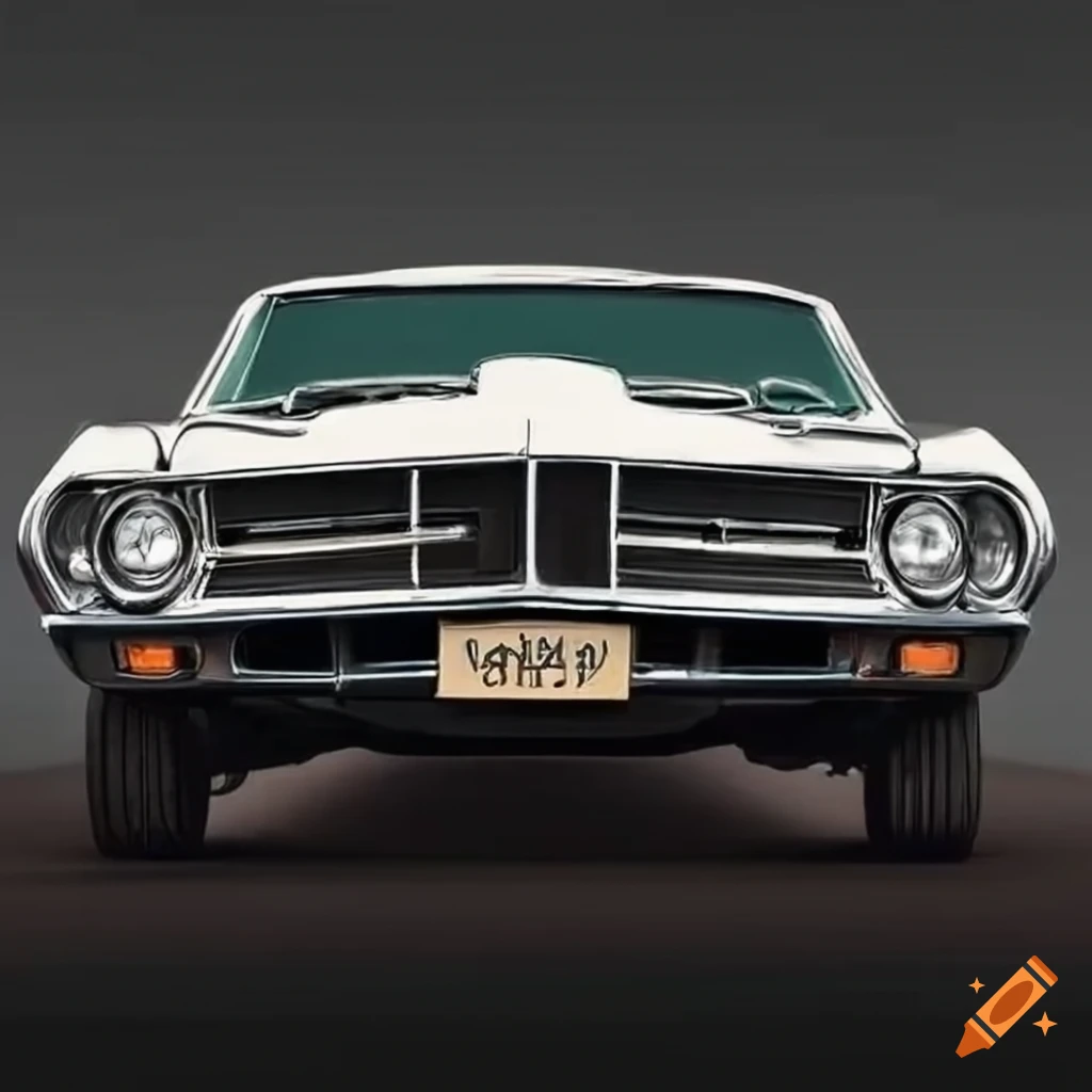 Vintage Muscle Car On Craiyon
