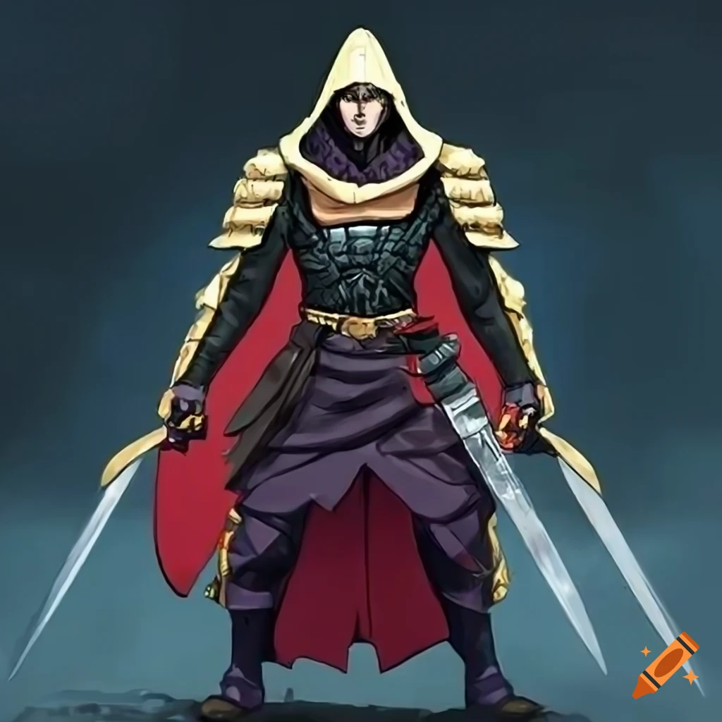 Valak fusion Toji Fushiguro as imperial praetorian guard with sword on ...