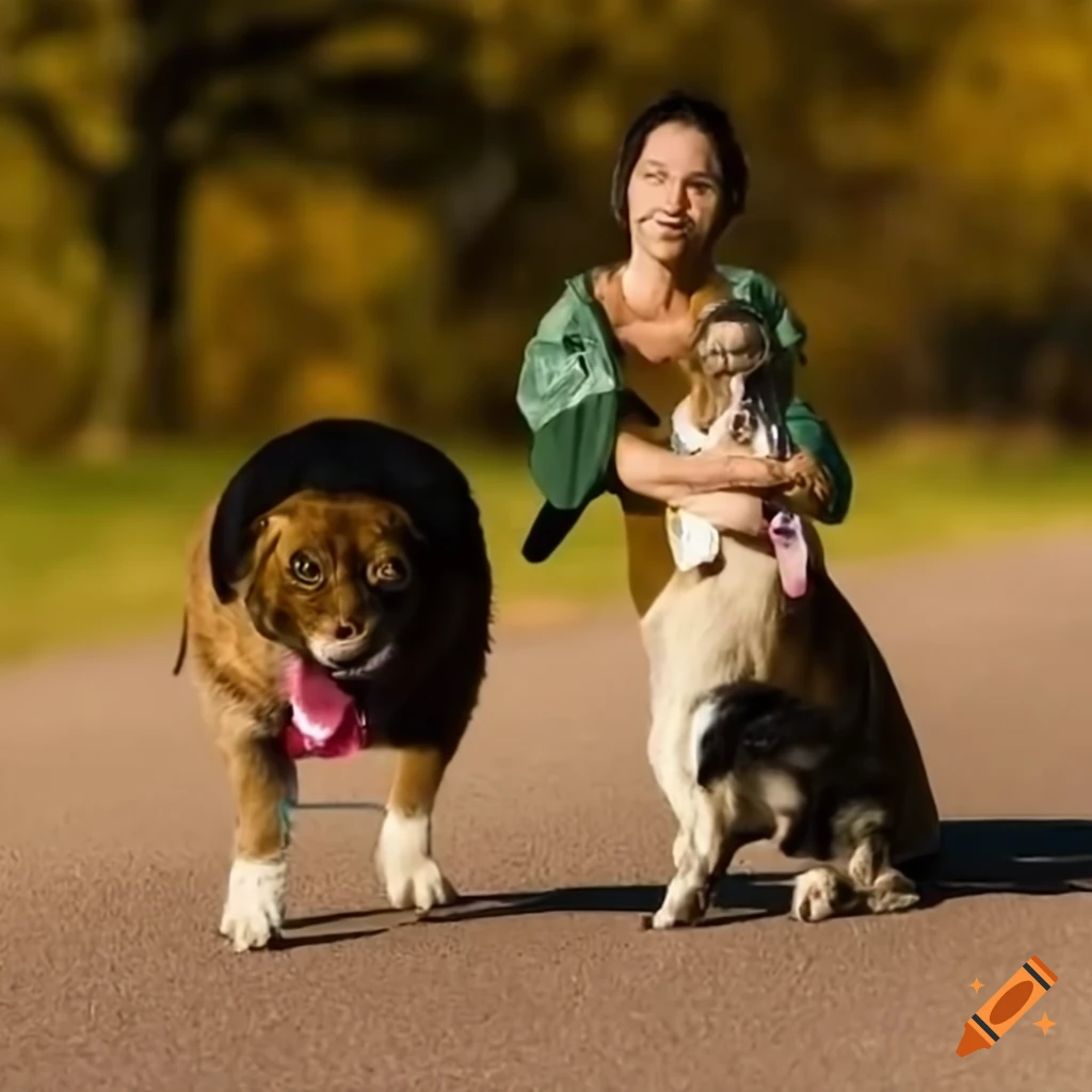 Cat riding dog, human riding crocodile eating fast food with Group Jagh ...