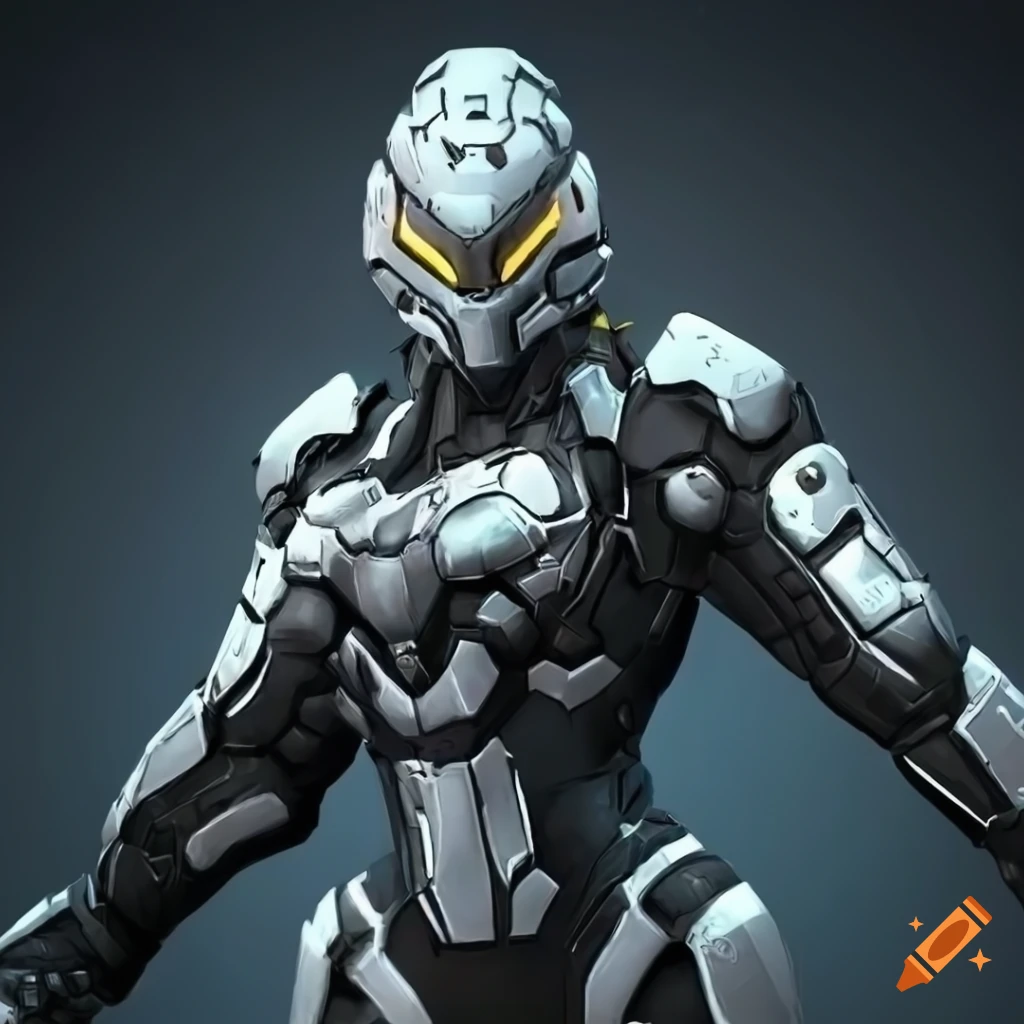 Advanced sci-fi armored suit inspired by Overwatch and Serpent design ...