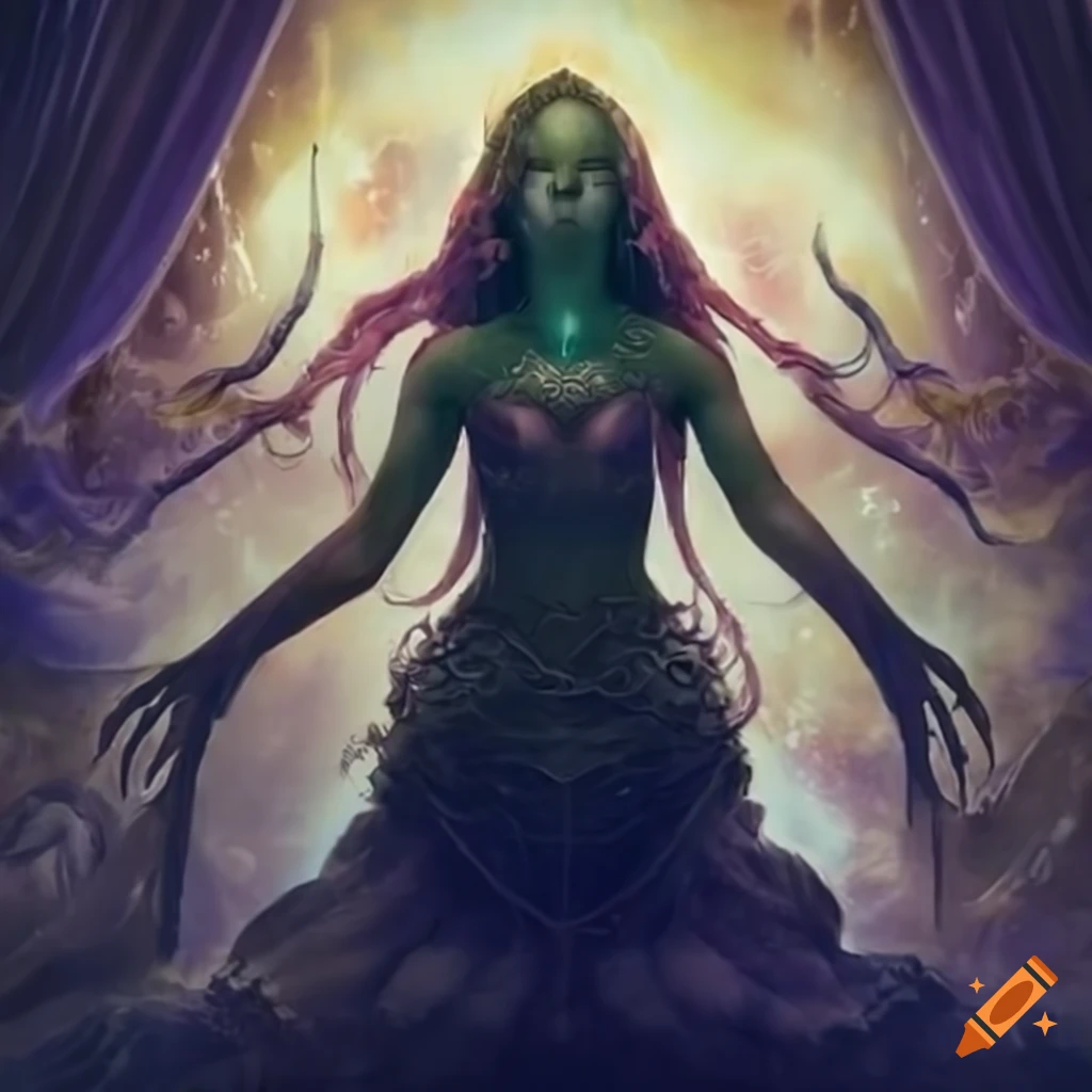 Fantasy style reiki healing on Craiyon