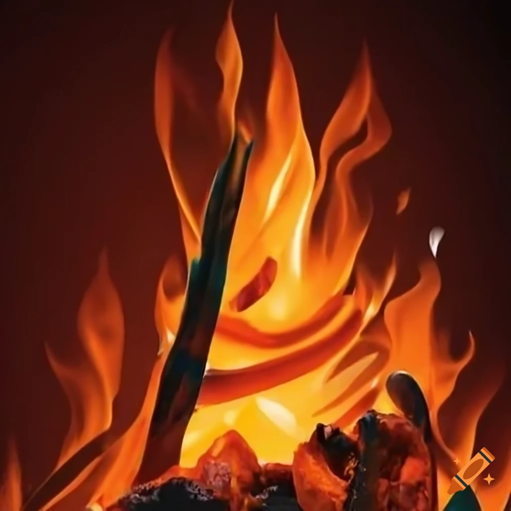 Taco bell on fire on Craiyon