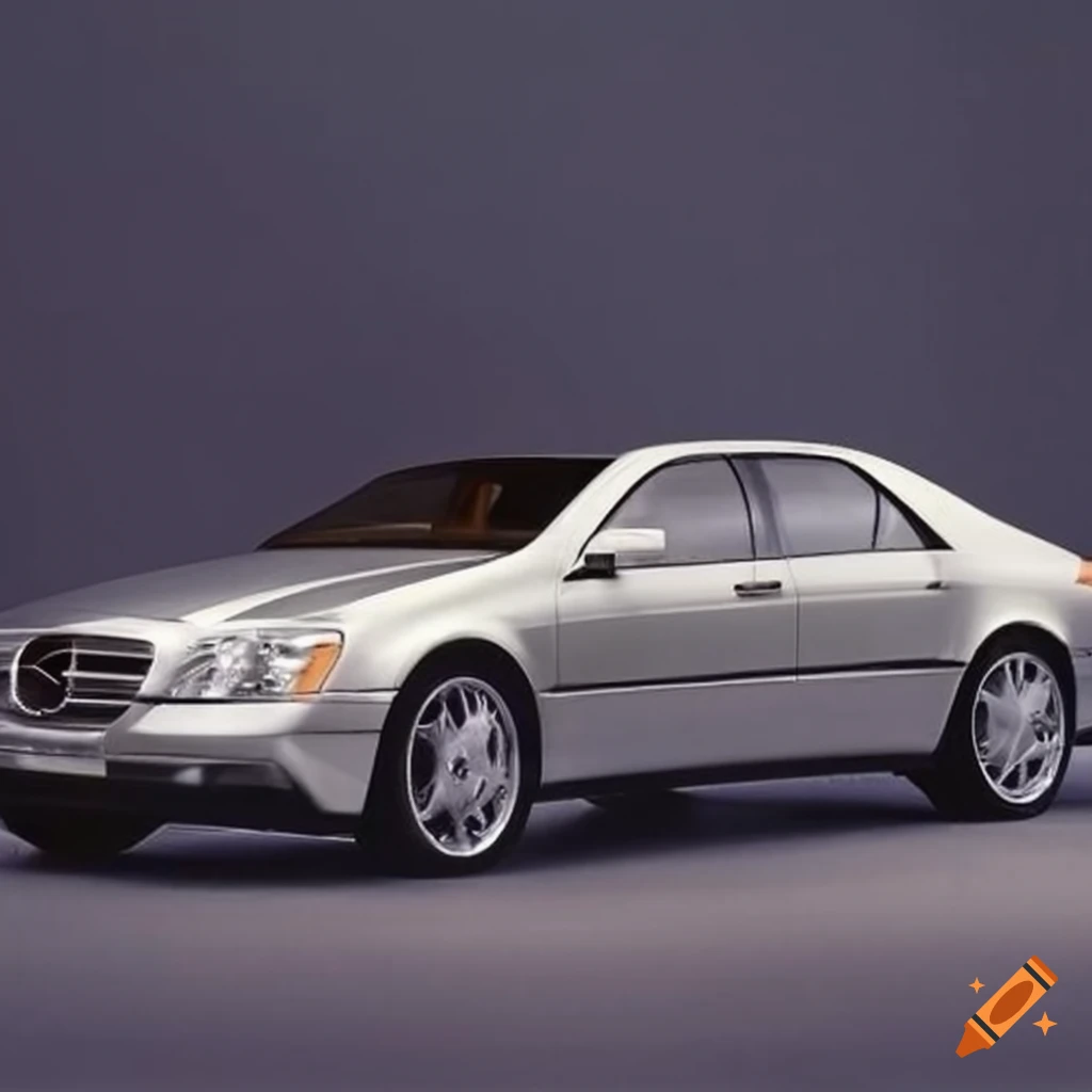 1990s mercedes concept car body design on Craiyon