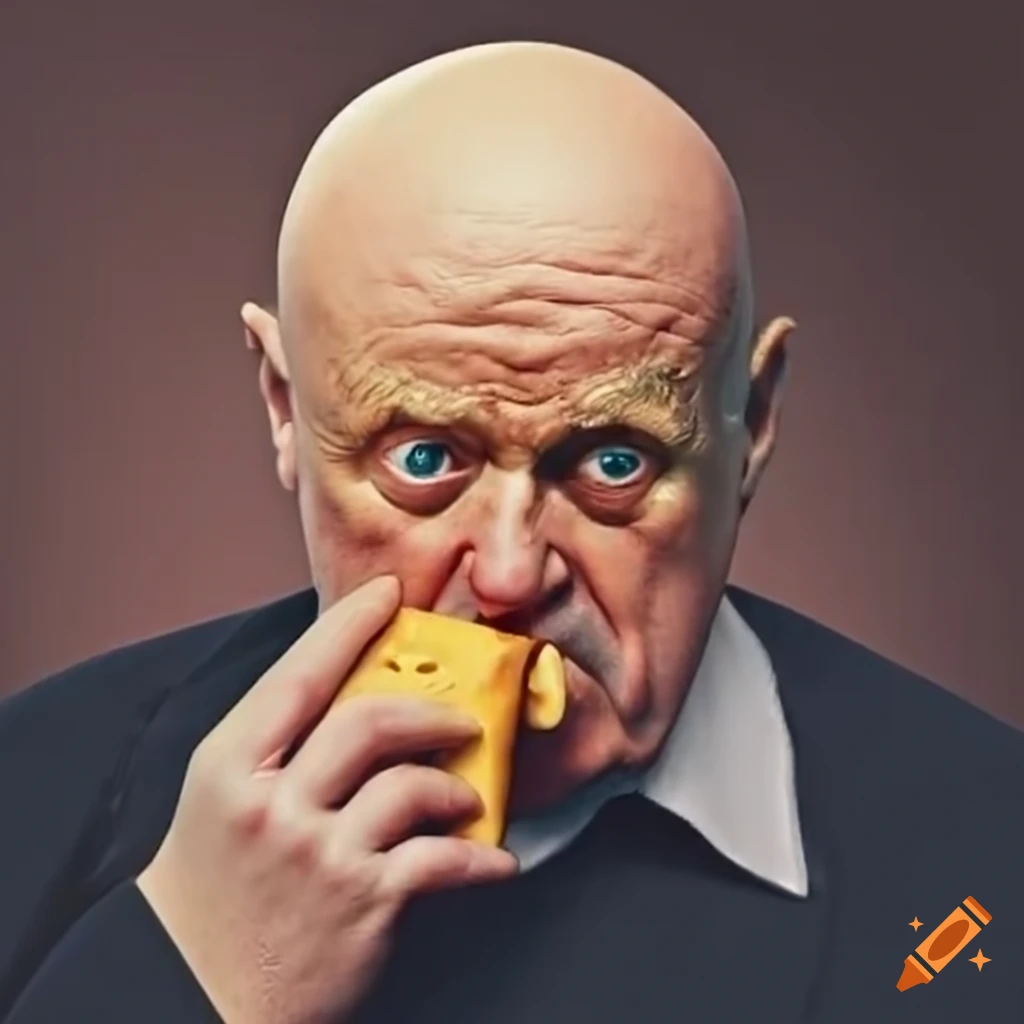 Phil mitchell enjoying cheese on Craiyon