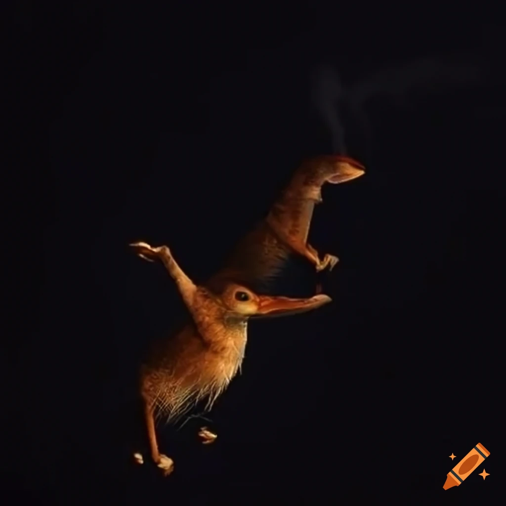 Animals falling from the sky on Craiyon