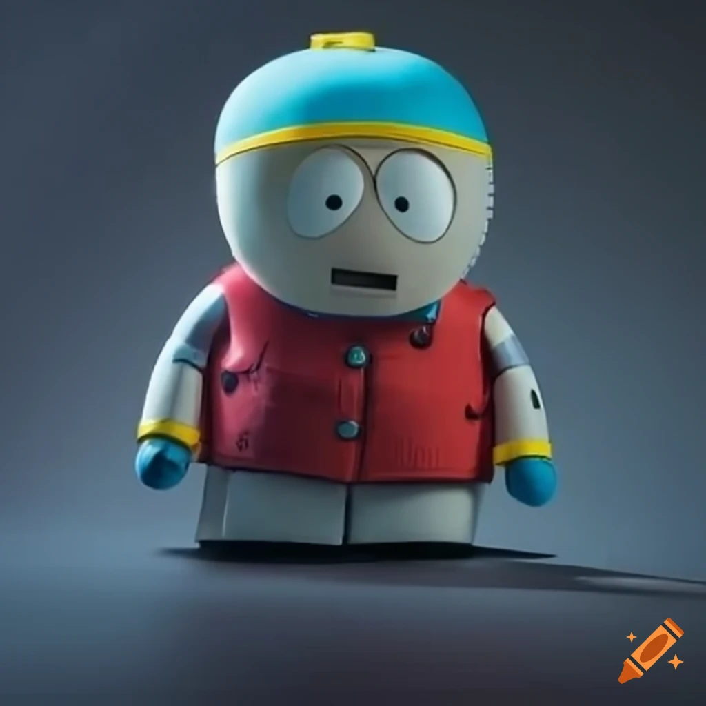 Eric cartman robot character on Craiyon