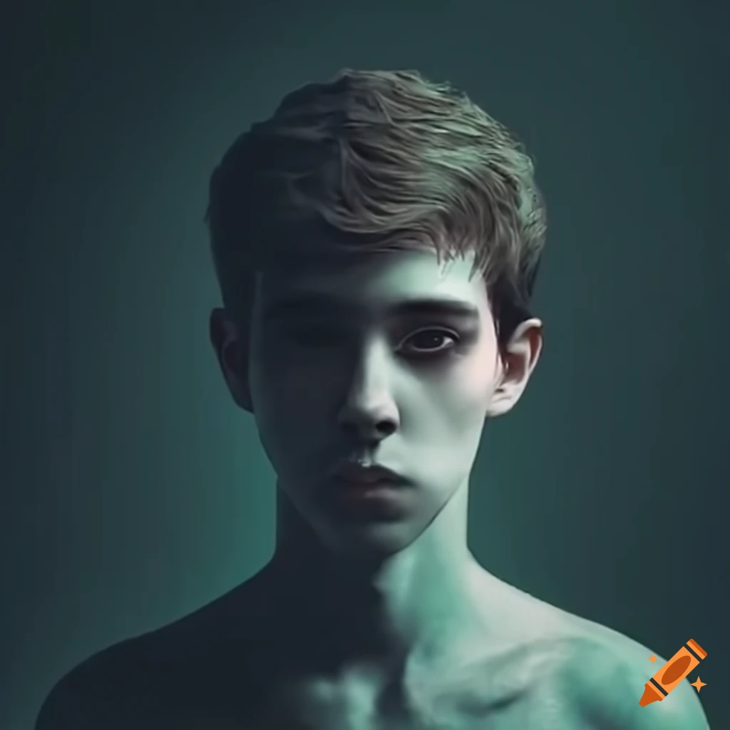 Young man walking like a quadruped beast on Craiyon