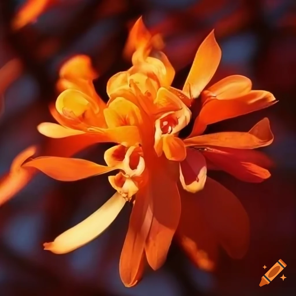 Fire tree flower on Craiyon