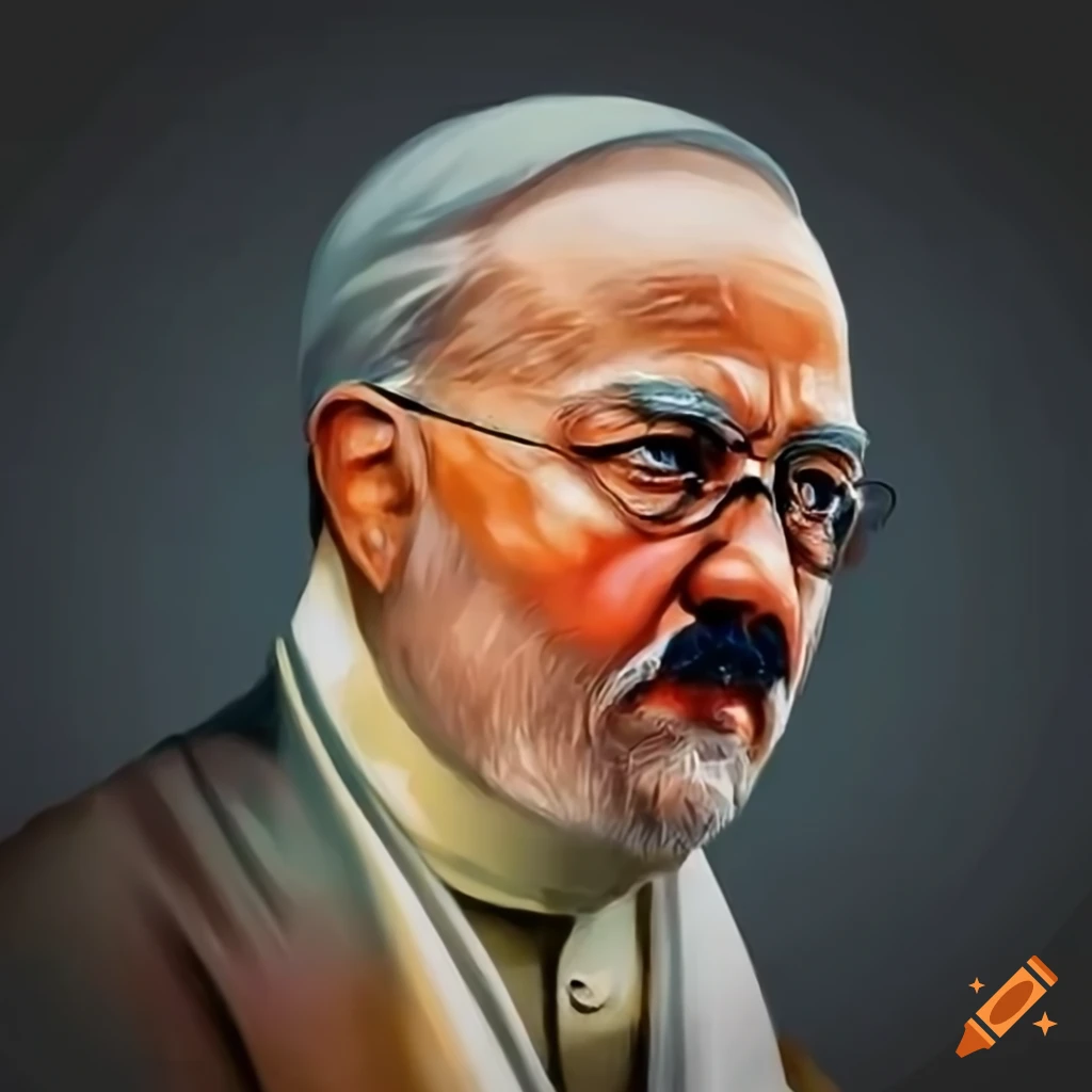 Creative illustration of Narendra Modi and Adolf Hitler in historic ...