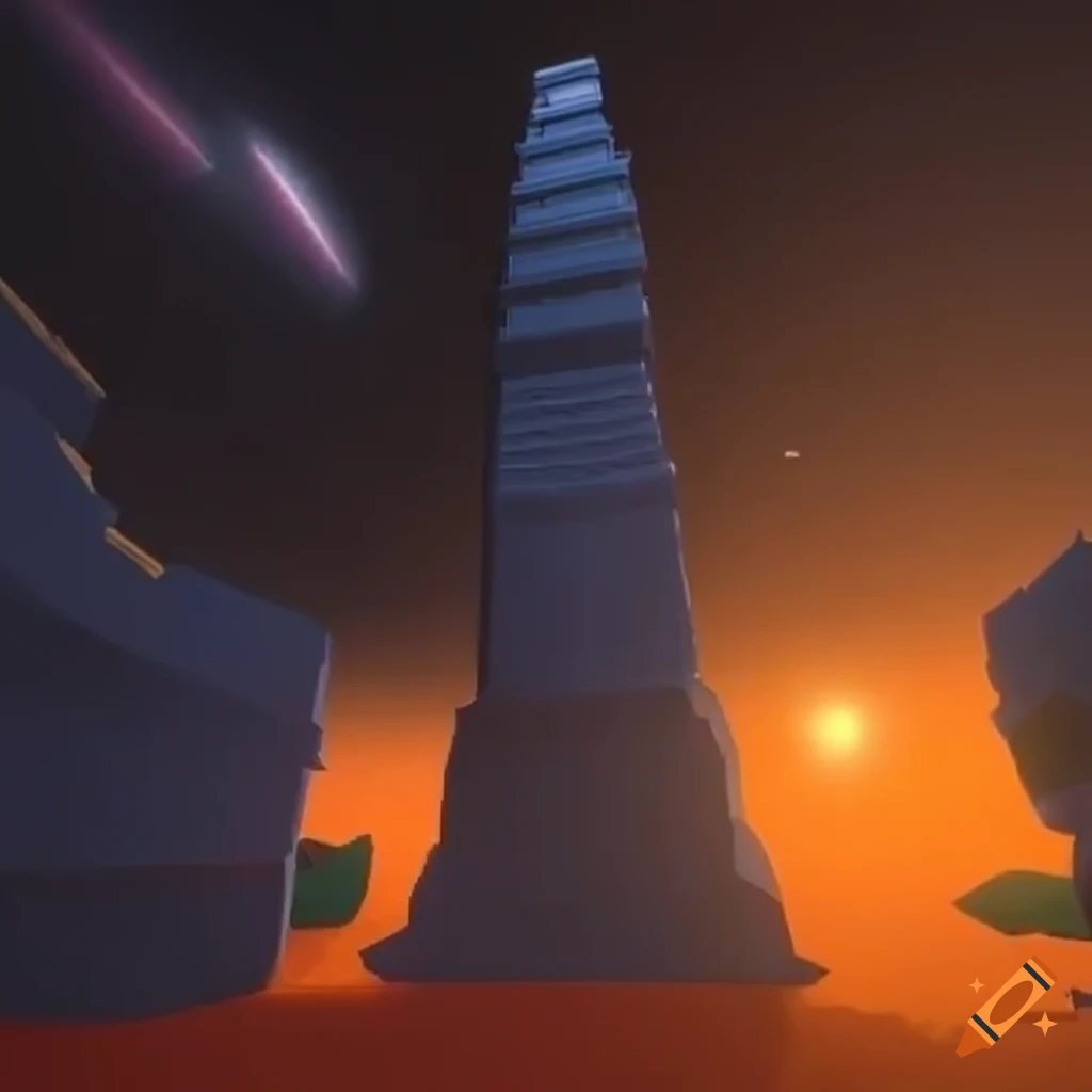 Muck video game skybase on Craiyon