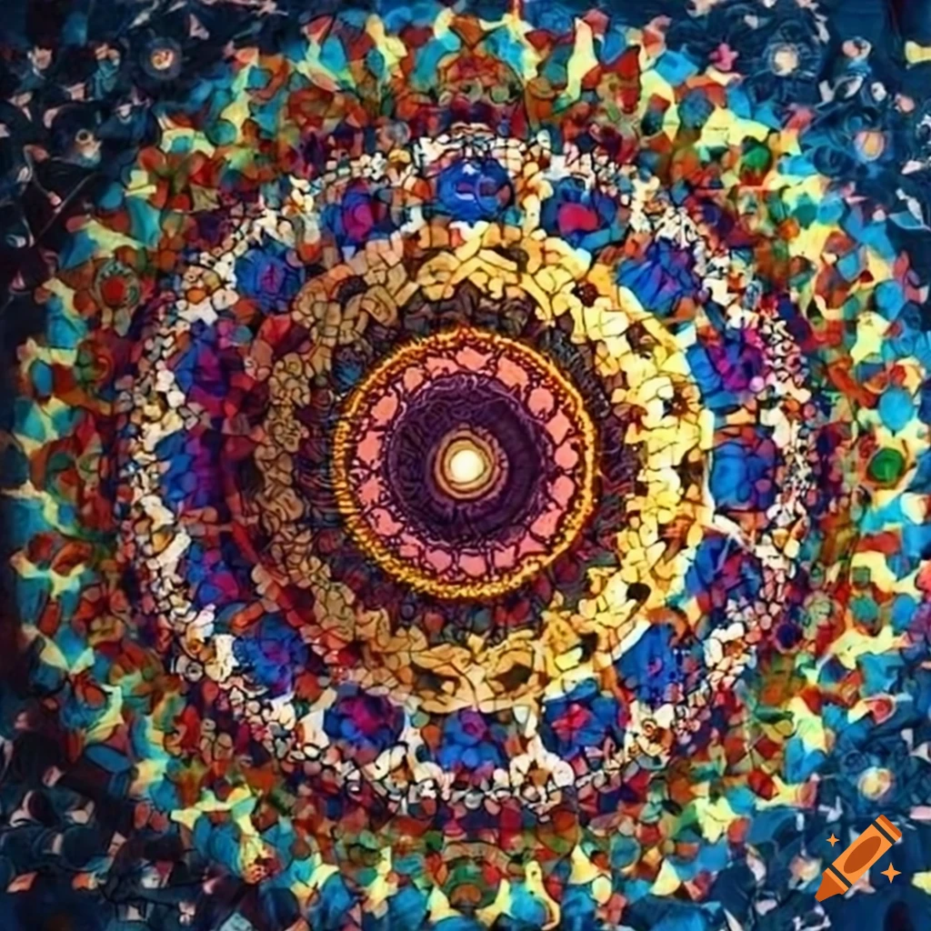 Mandala artwork featuring nelson mandela on Craiyon