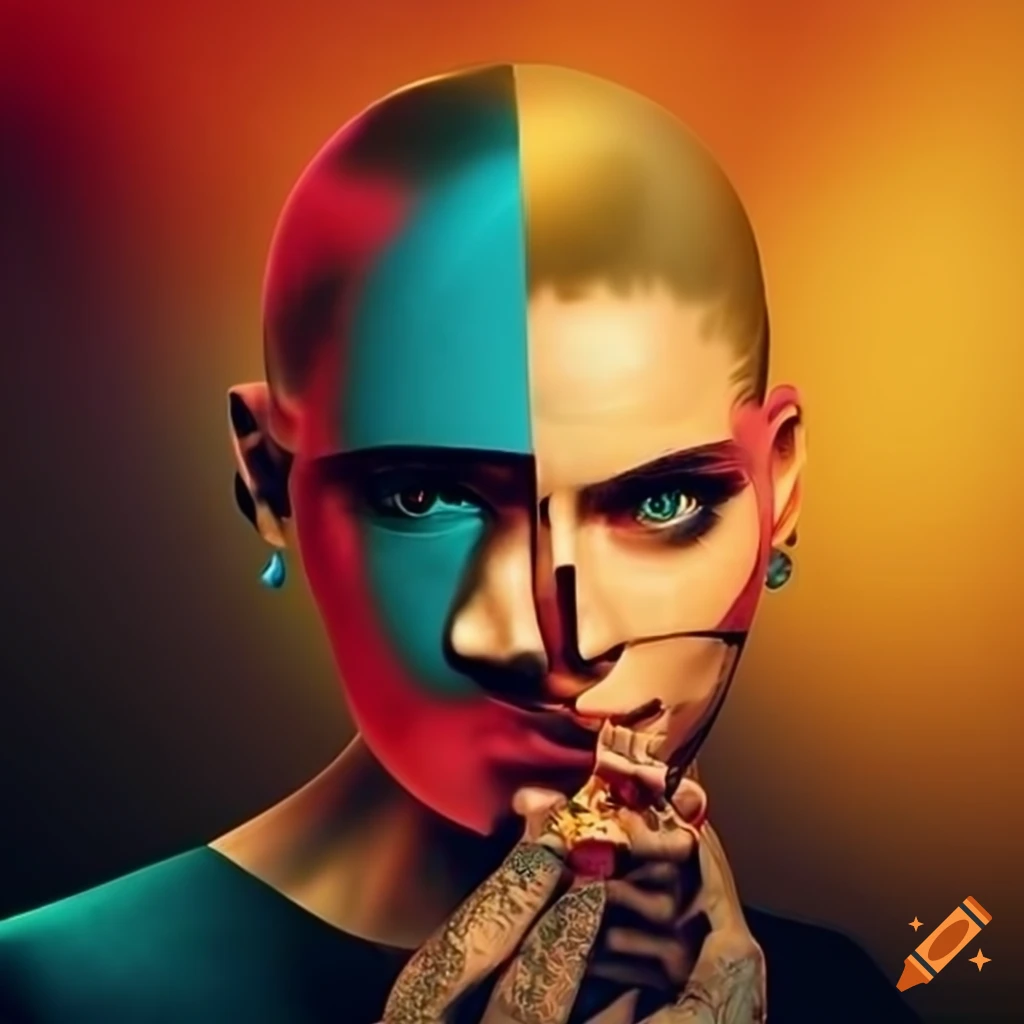 Conceptual image depicting a fight of egos and exuberance on Craiyon