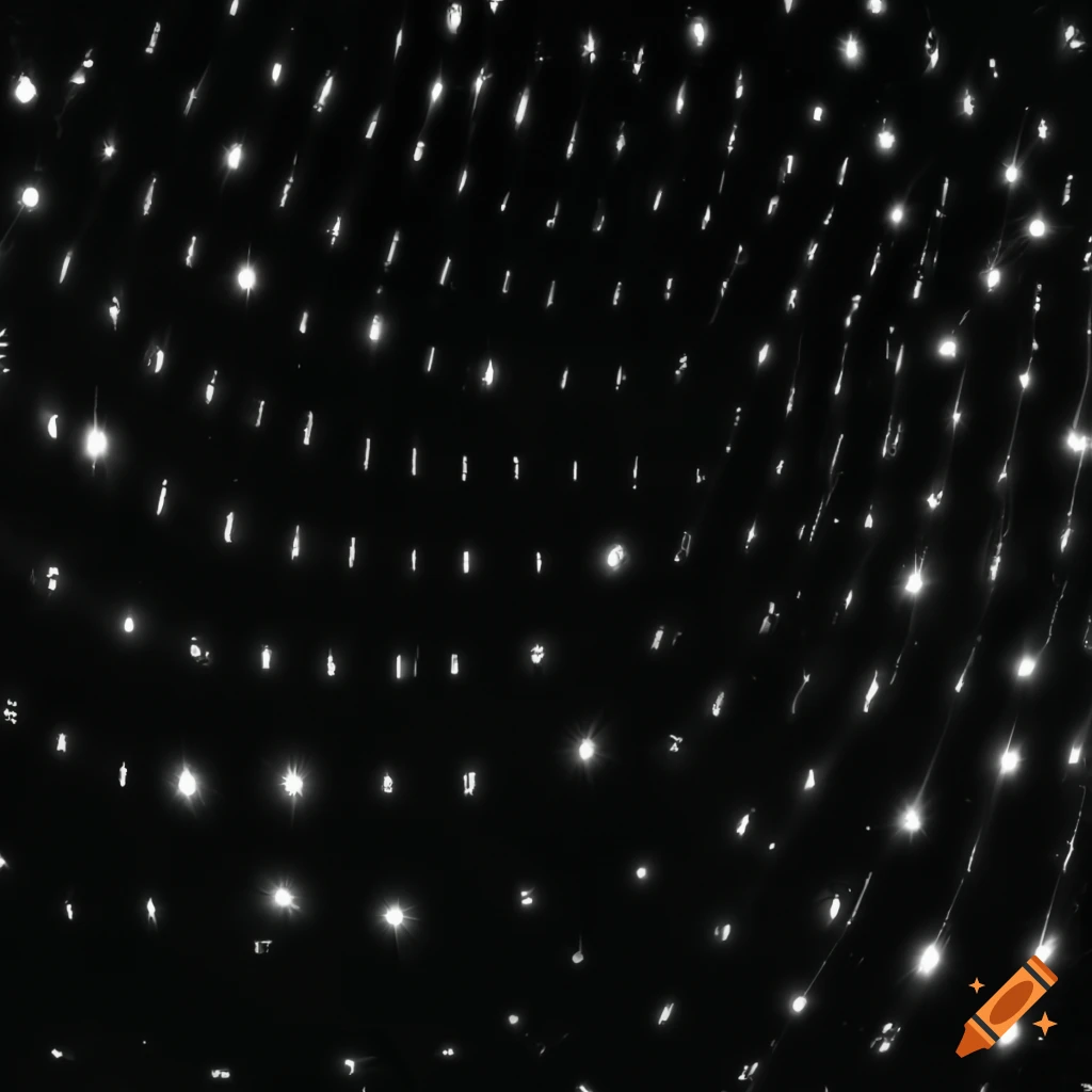 Space with white noise on Craiyon