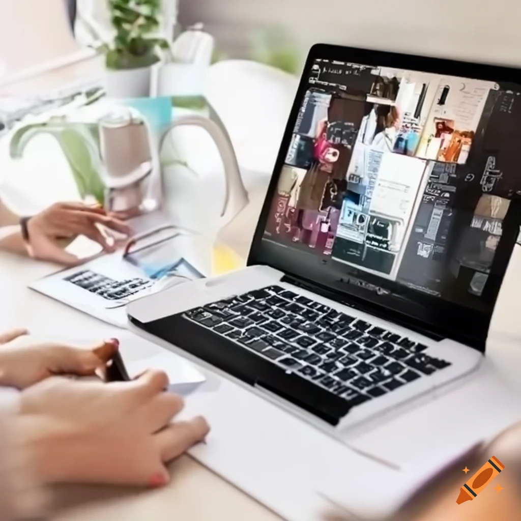 Freelancing application interface on Craiyon