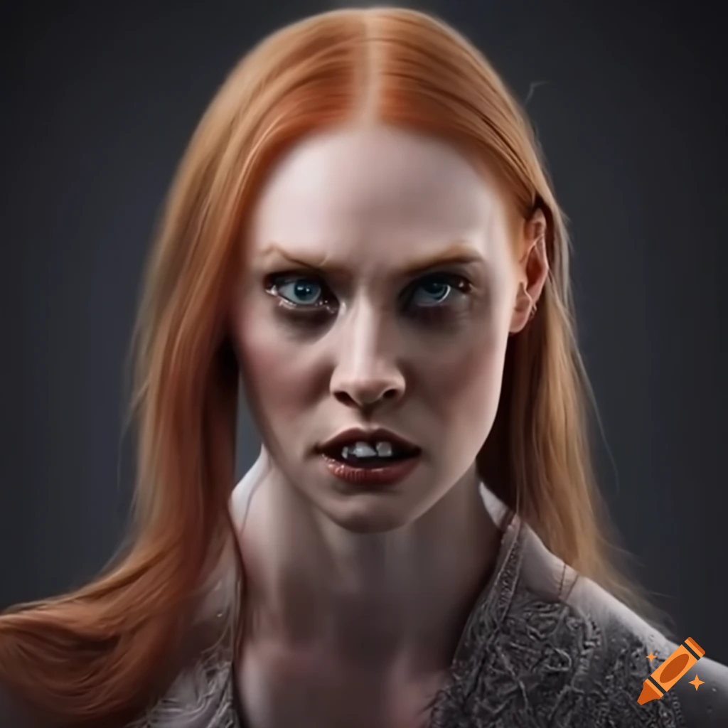 Actress transforms into a donkey in CGI VFX scene on Craiyon