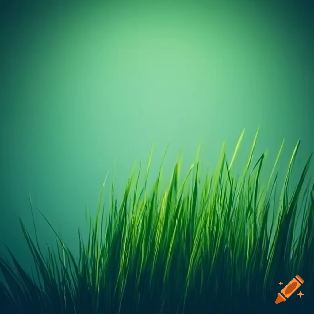 Abstract spring grass on Craiyon