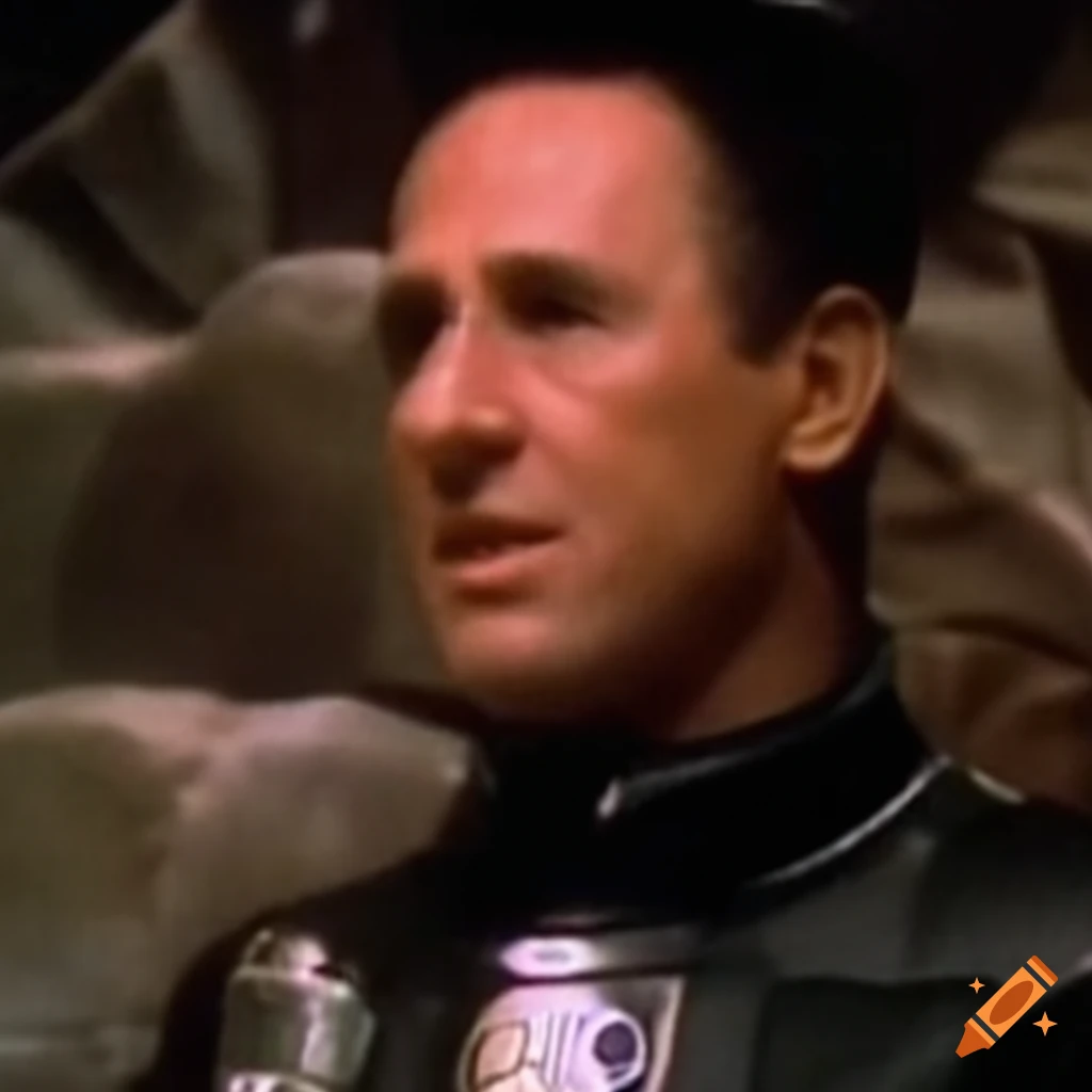 1980s doctor who scene featuring red dwarf on Craiyon