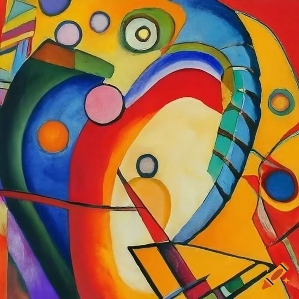 Ascending kandinsky 1929 from russian avant-garde movement on Craiyon