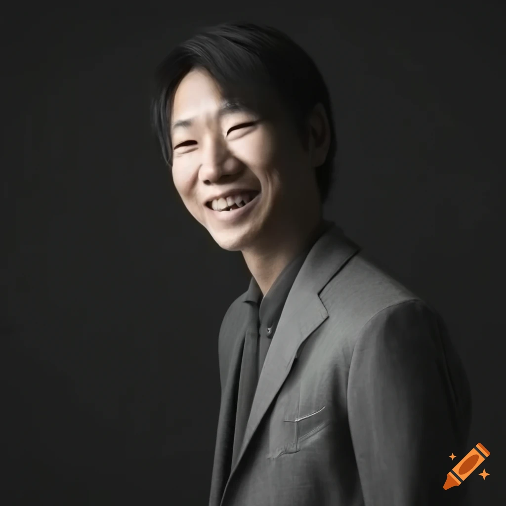 Friendly smiling japanese man on Craiyon