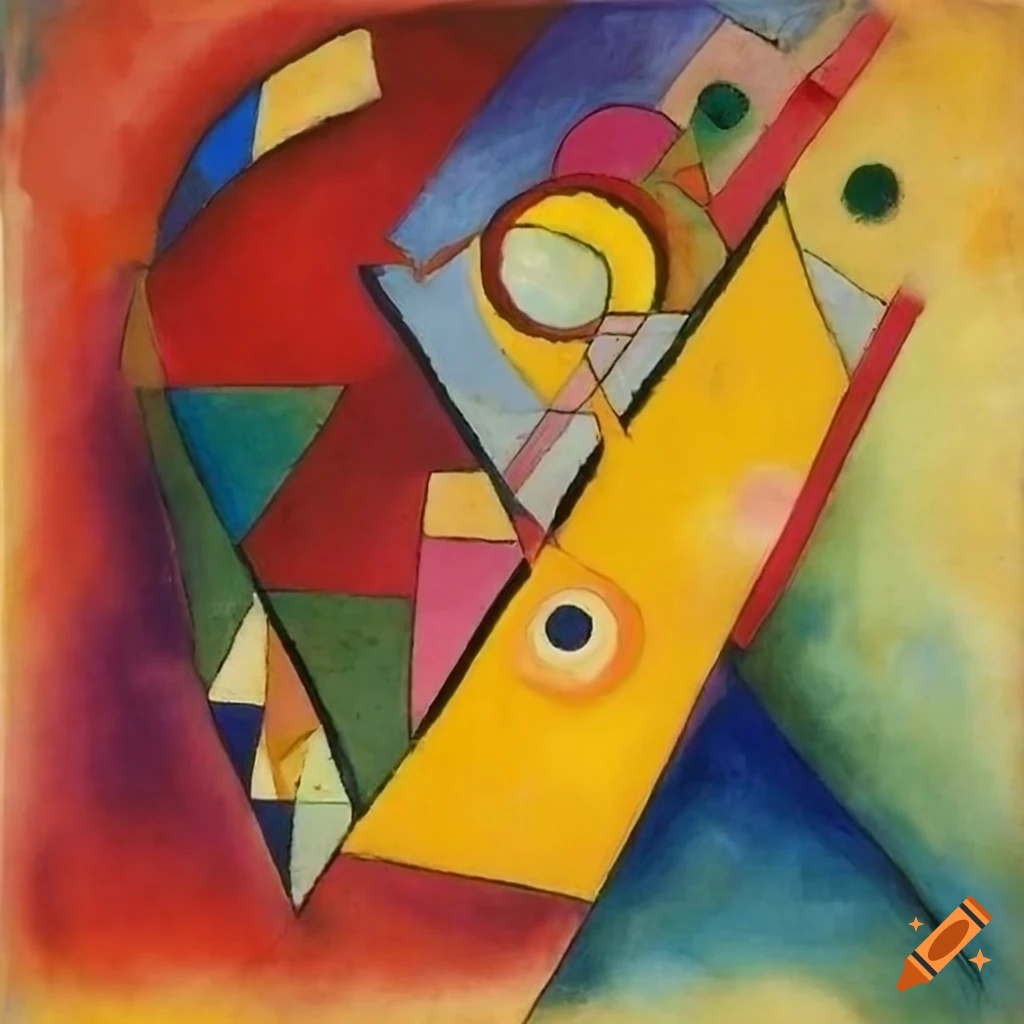 Kandinsky 1929 russian avant-garde art piece on Craiyon