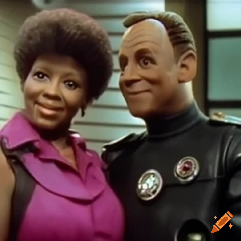 1980s doctor who scene featuring red dwarf on Craiyon